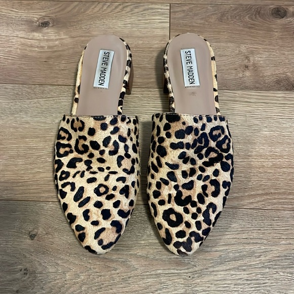 Steve Madden | Shoes | Steve Madden Leopard Print Mules | Poshmark
